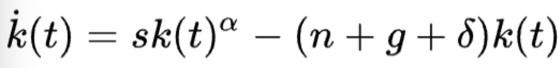 The Solow-Swan Growth Model